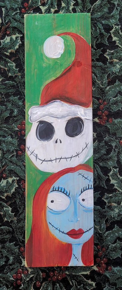 Jack & Sally Pallet Board, Carazy Paint, LLC, Tuckerton, 9 December ...