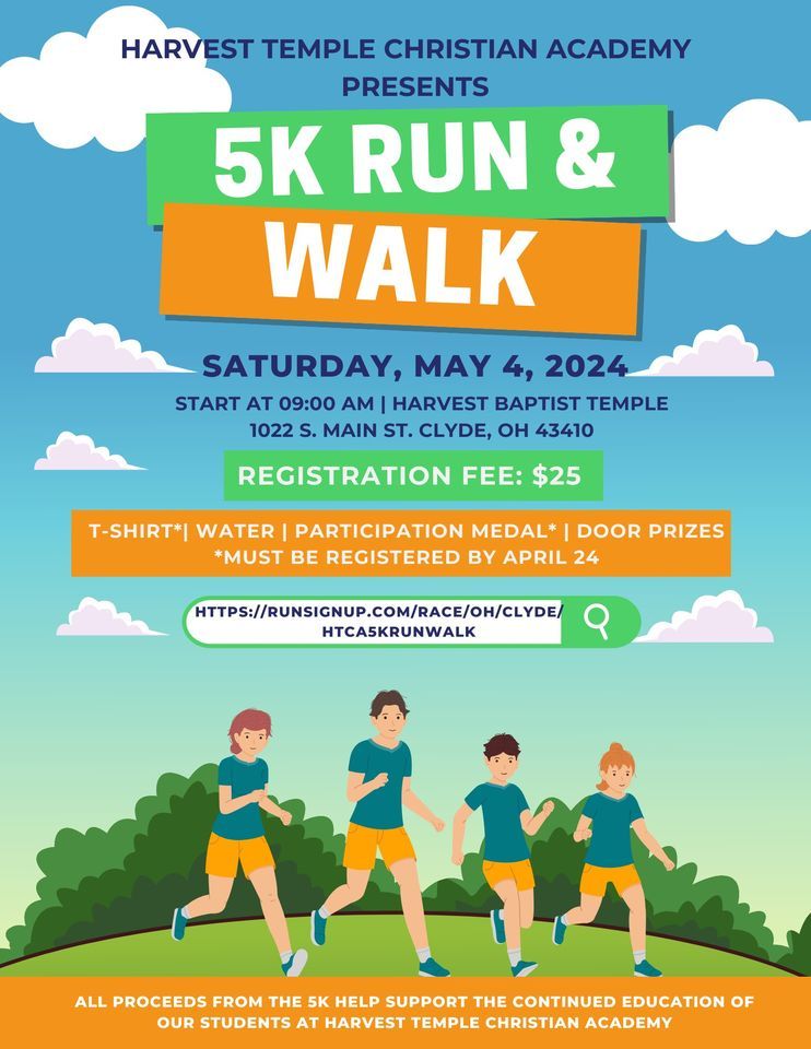 HTCA 5K Walk/Run, 1022 S Main St, Clyde, OH, United States, Ohio 43410 ...