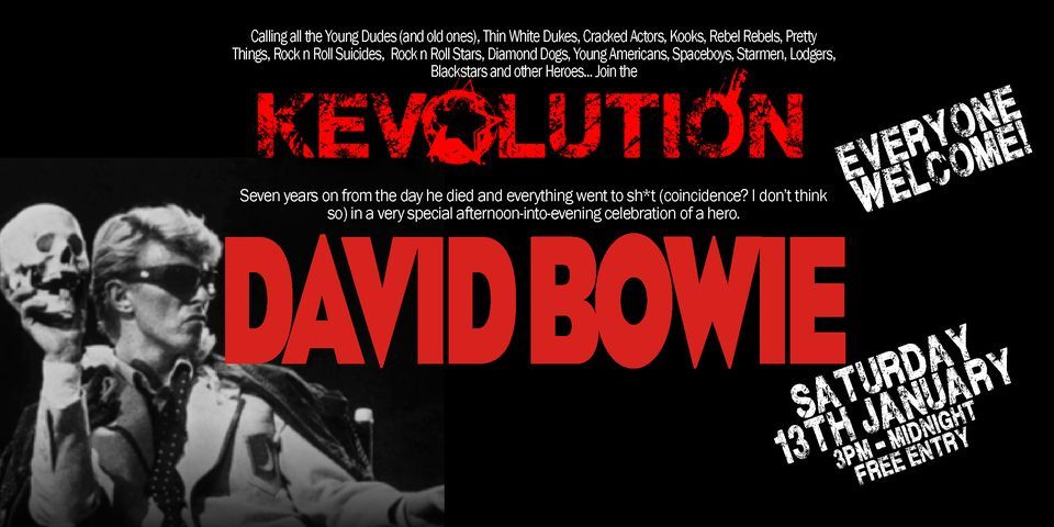 DAVID BOWIE – CELEBRATION OF A HERO... AFTERNOON INTO EVENING, The ...