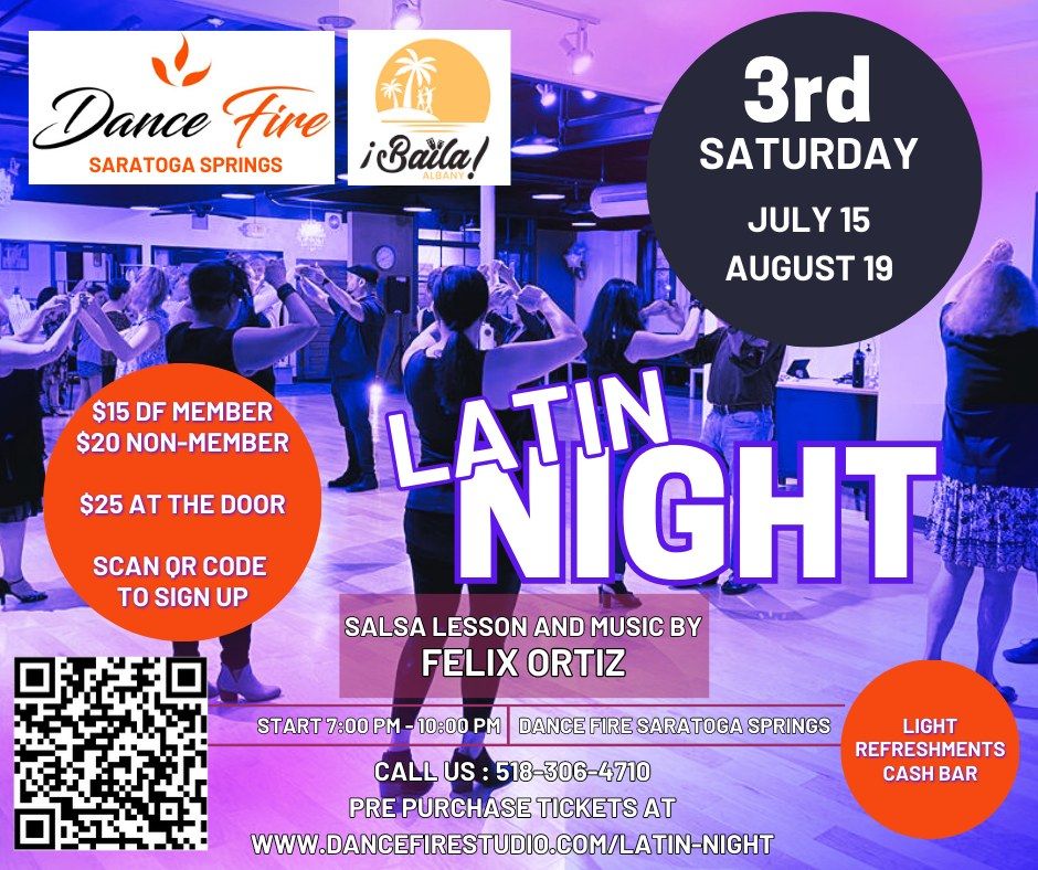 Latin Night - Dance Fire Studio, Dance Fire Studio Saratoga Springs, 19 ...