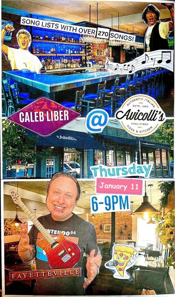 Caleb Liber at Avicollis Coal Fire, Avicolli's Coal Fire, Fayetteville ...