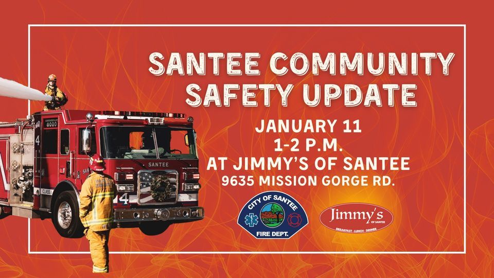 Santee Community Safety Update, Jimmy's Restaurant of Santee, 11 ...