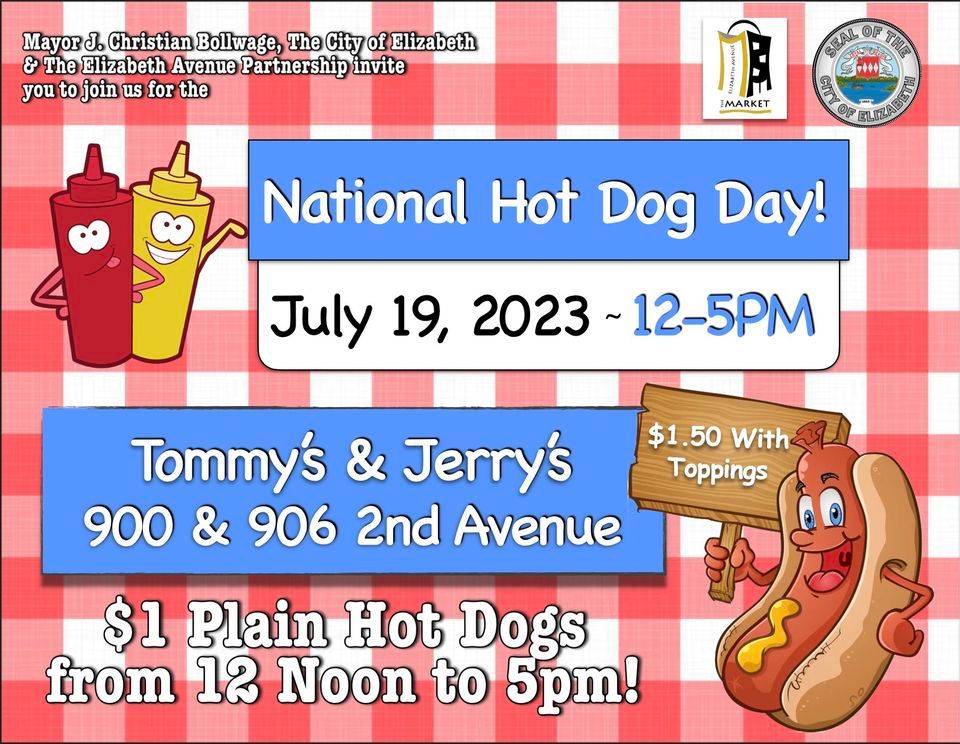 National Hot Dog Day, Tommy's Italian Sausage & Hot Dogs, Elizabeth, 19 ...