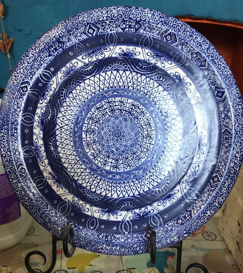 Zentangle Platter Workshop, Studio 8, Red House Glass Cone, High Street ...
