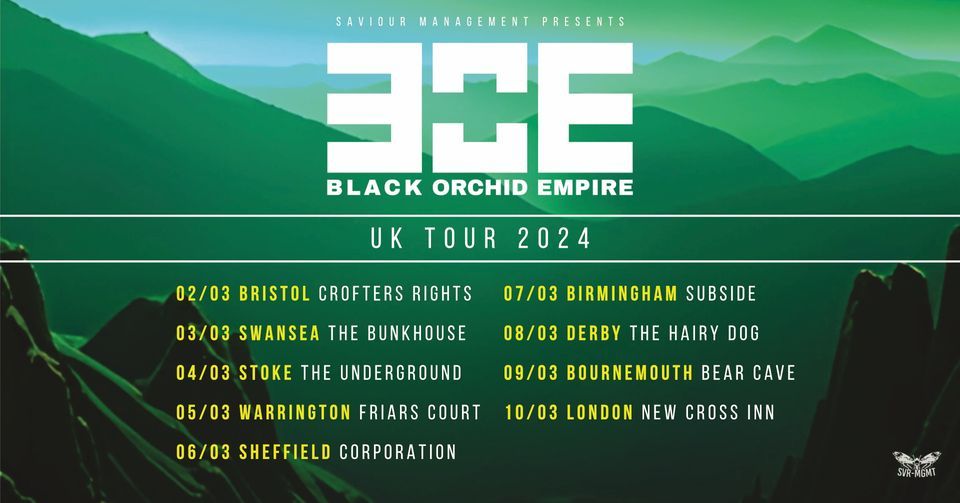 BLACK ORCHID EMPIRE, WOLVES IN ALCATRAZ, FRACTURED MIND, DEADPAN, The ...