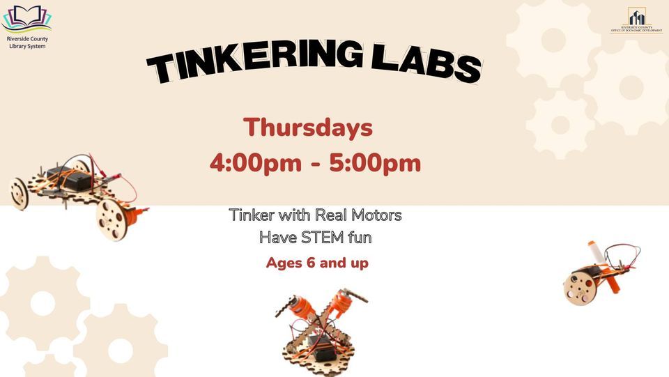 Tinkering Lab, Home Gardens Library, Corona, 3 August 2023 | AllEvents.in