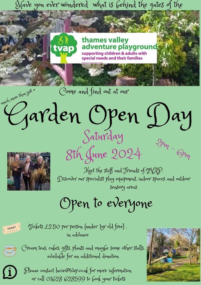 The Thames Valley Adventure Playground Garden Open Day, Thames Valley ...