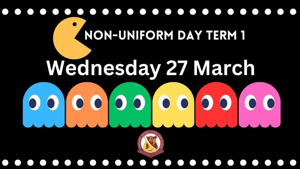 SDSHS Non-Uniform Day Term 1, Sandgate District State High School ...