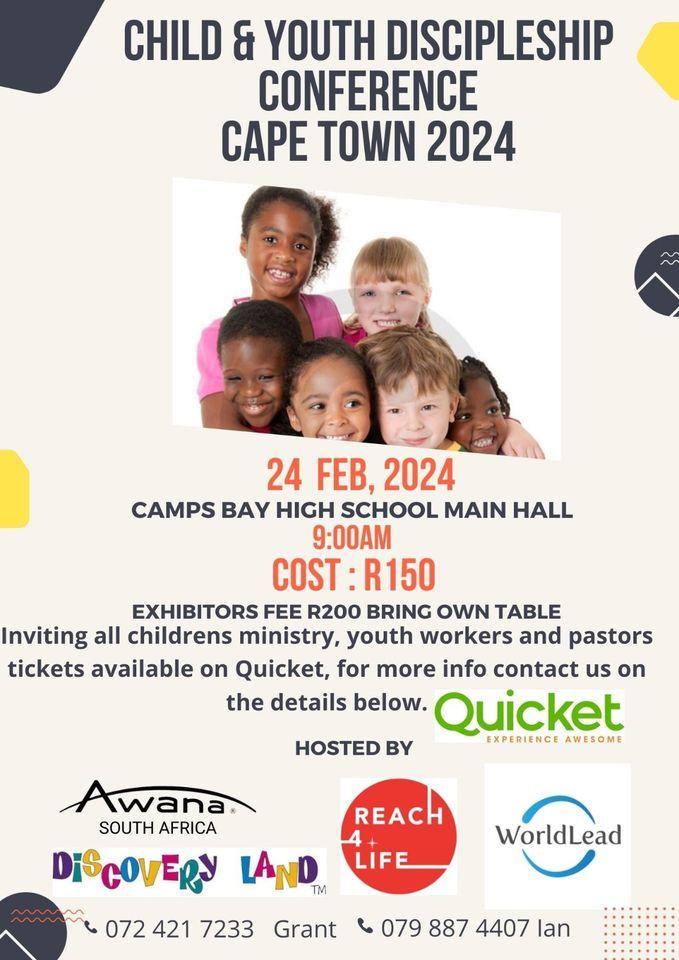 Child & Youth Discipleship Conference, Camps Bay High School, Cape Town, 24 February 2024 ...