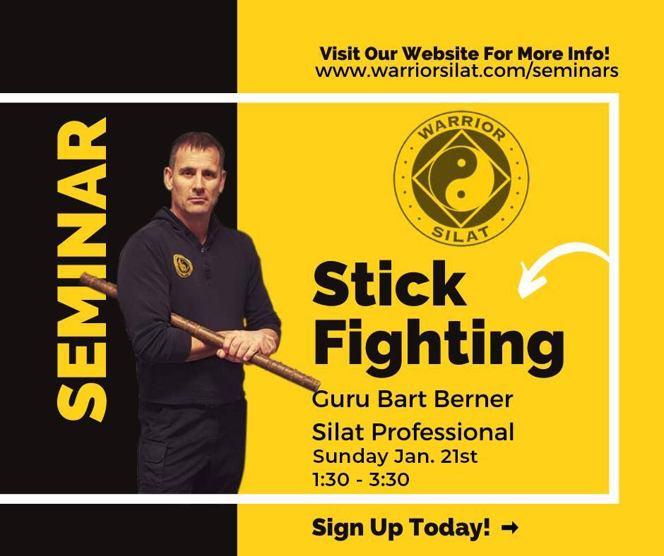 Stick fighting seminar, Warrior Silat, Springfield, January 21 2024 ...
