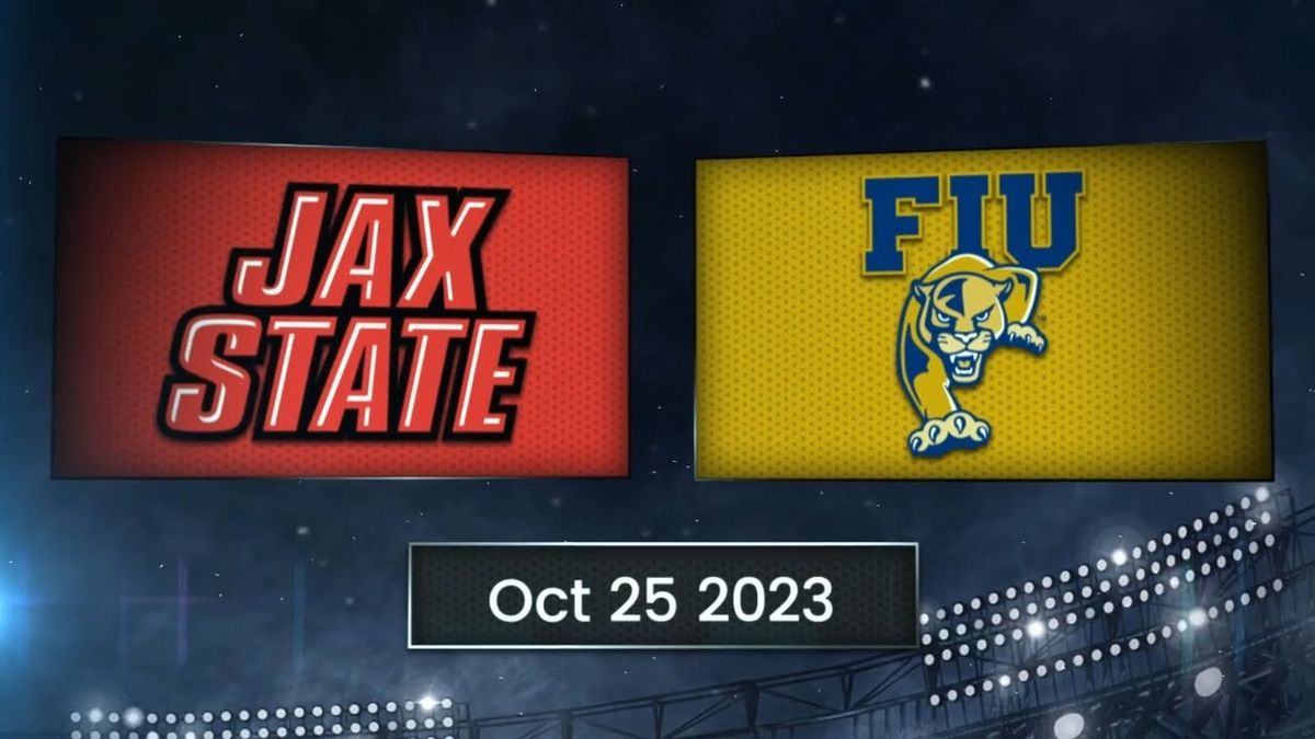 Jacksonville State Gamecocks at Florida International Panthers Football ...