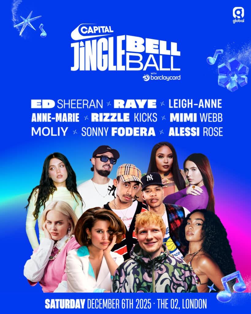 Capitals Jingle Bell Ball 2025 - Ed Sheeran, RAYE, Anne-Marie Tickets ...