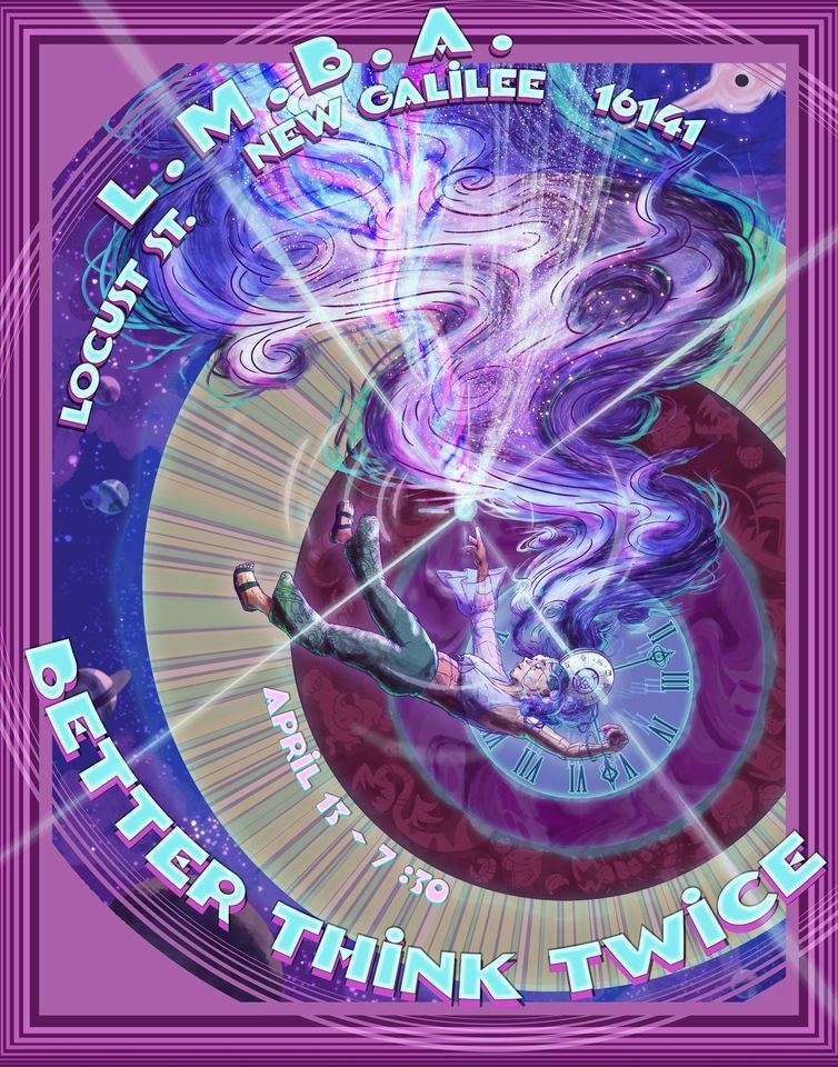 Better Think Twice at the LMBA CLUB, LMBA CLUB, New Galilee, 13 April ...