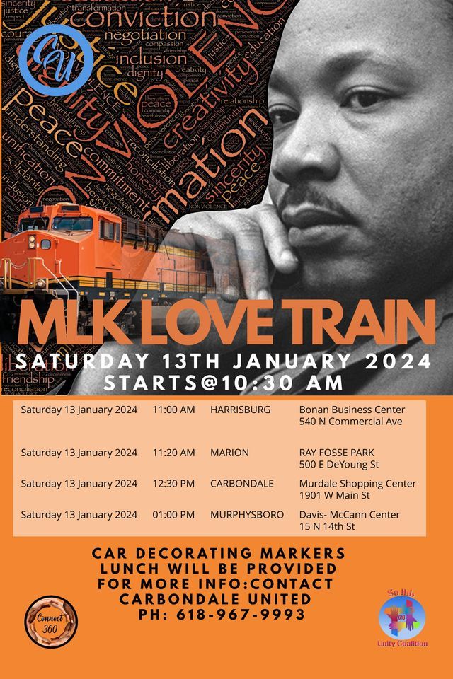 MLK Love Train, Davis-McCann Civic Center, Murphysboro, January 13 2024 ...