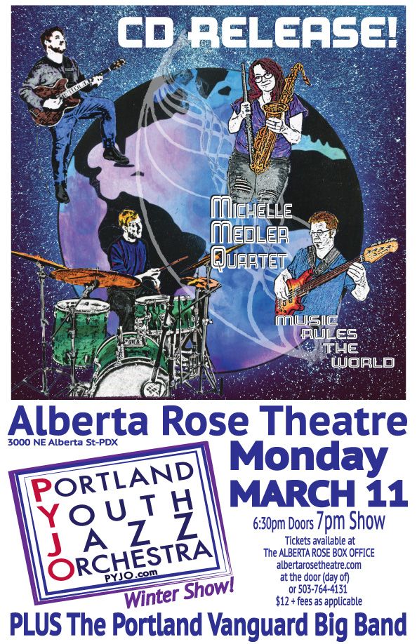 PORTLAND YOUTH JAZZ ORCHESTRA FEATURING MMQ & PORTLAND VANGUARD BIG ...