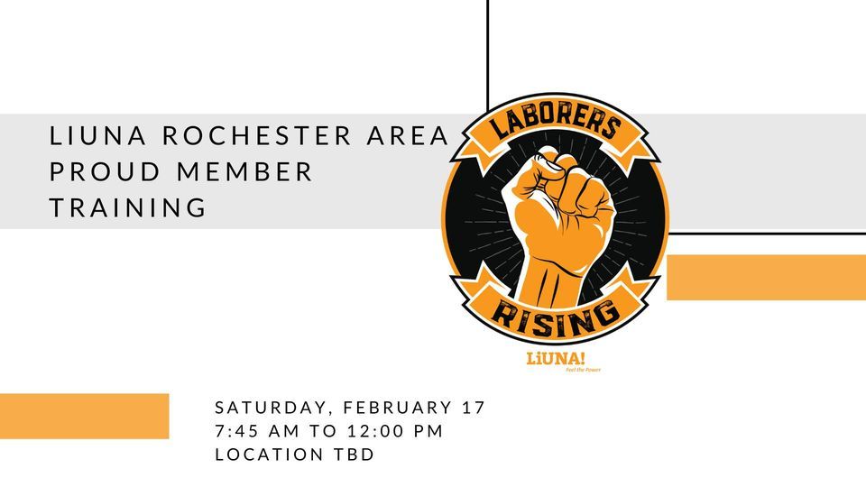 Save the Date: Northern Minnesota Proud Member Training, TBD, Ferris ...