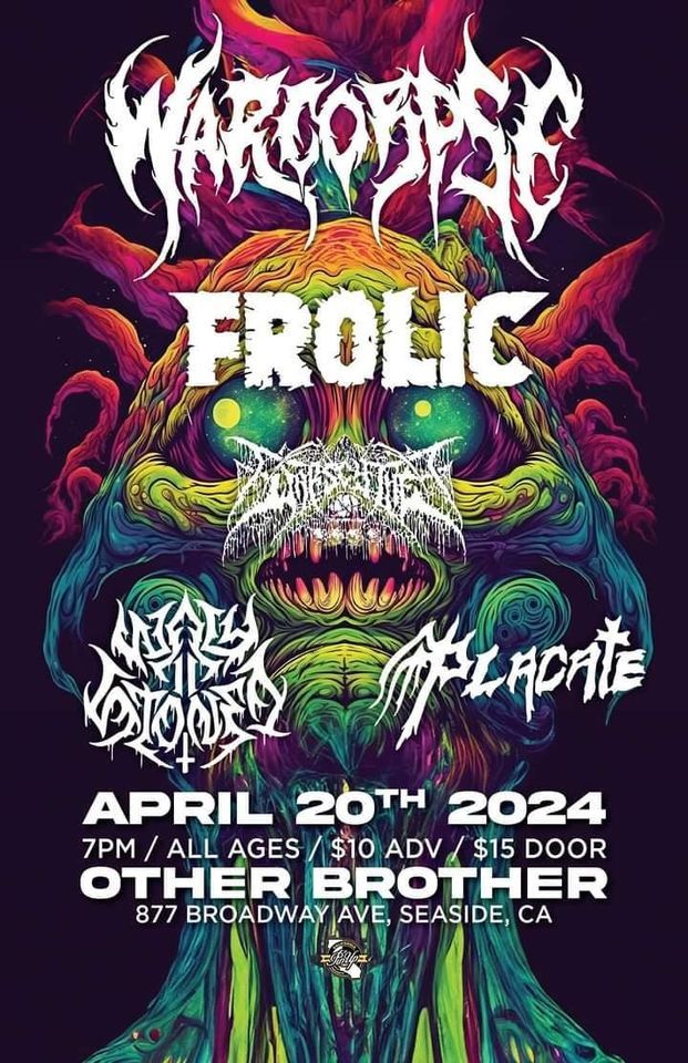 Warcorpse 420 Tons of Metal , Other Brother Beer, Seaside, April 20 2024 | AllEvents.in