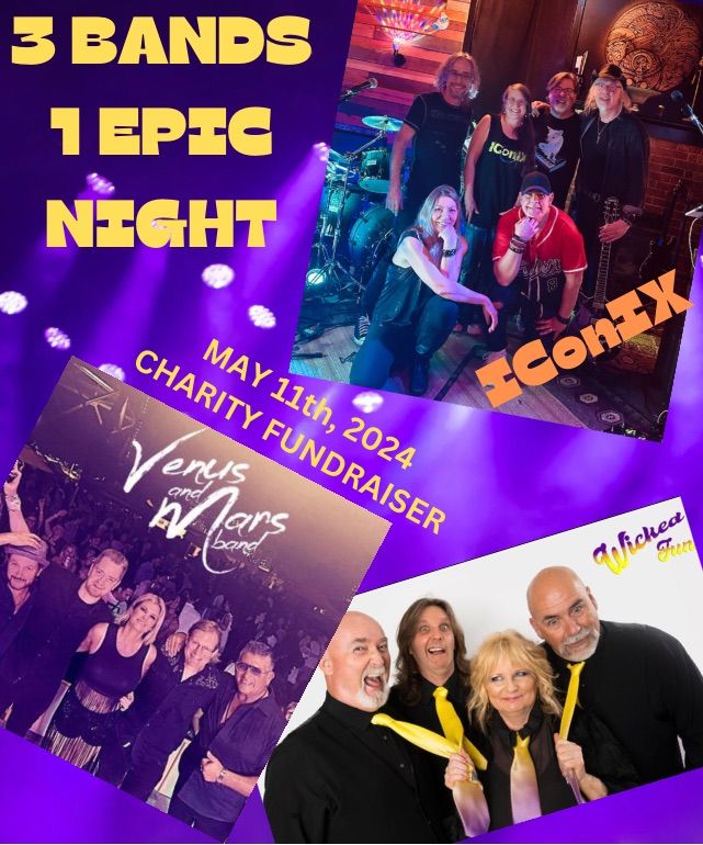 3 Bands “ Charity Event” with IConIX, Wicked Fun, Venus & Mars ...