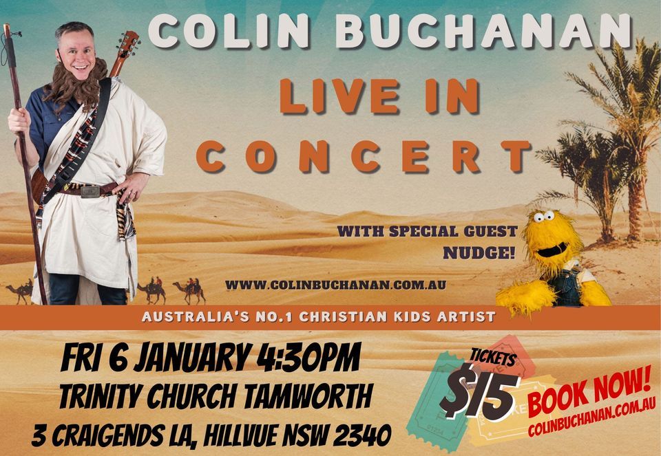 Colin Buchanan Kids/Family Concert - Tamworth, Trinity Church Tamworth, 6 January | AllEvents