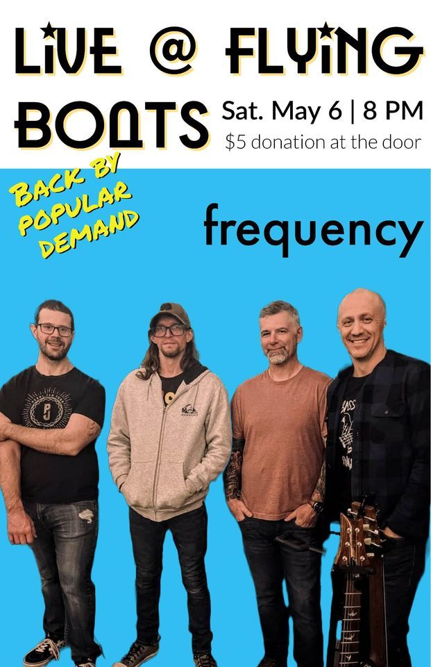 Frequency Live at Flying Boats, Flying Boats Brewing, Dieppe, May 6 2023 | AllEvents.in