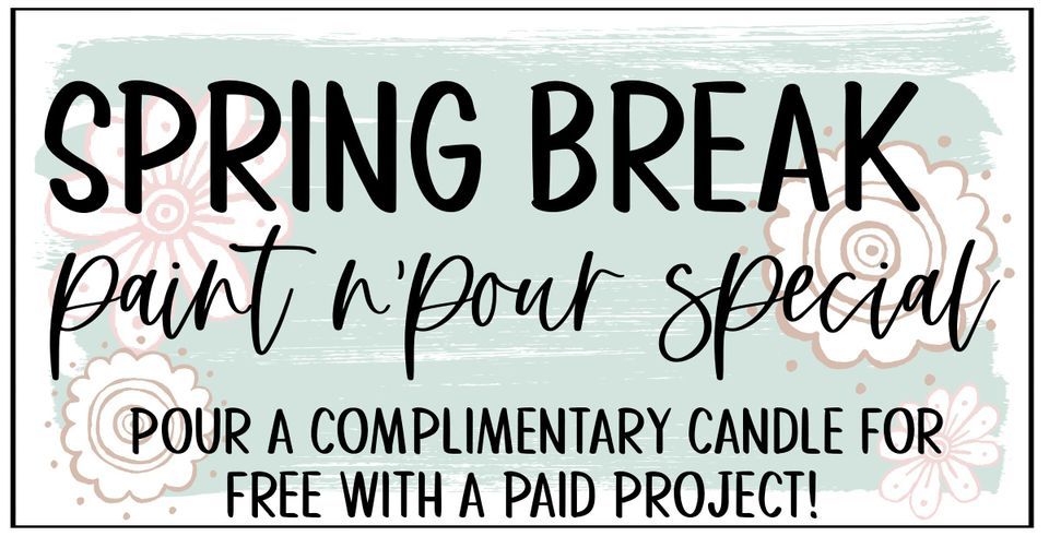 Spring Break Paint n Pour Special, Wood & Wine Design Co., Ocean ...
