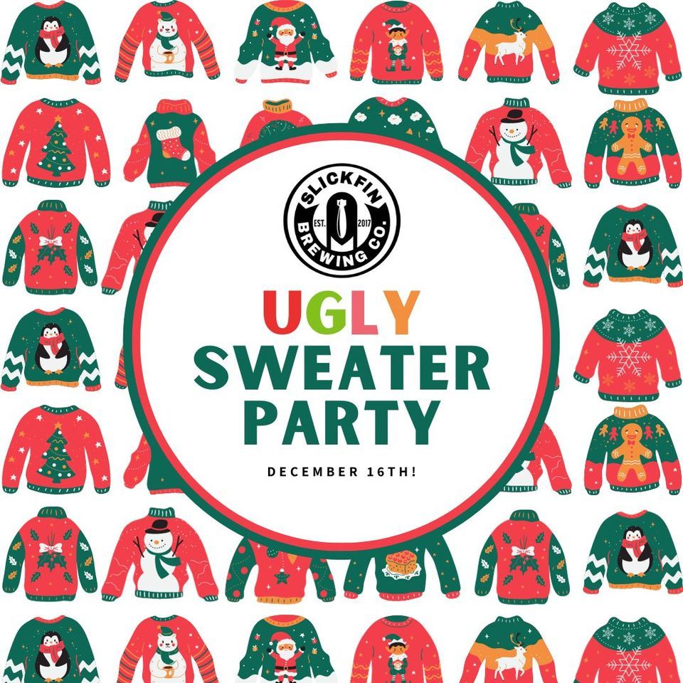 Ugly Sweater Party 2023, Slickfin Brewing Company, Fort Edward, 16 ...
