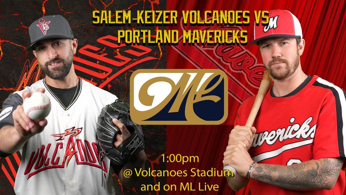 Salem-Keizer Volcanoes vs. Portland Mavericks, Volcanoes Stadium ...