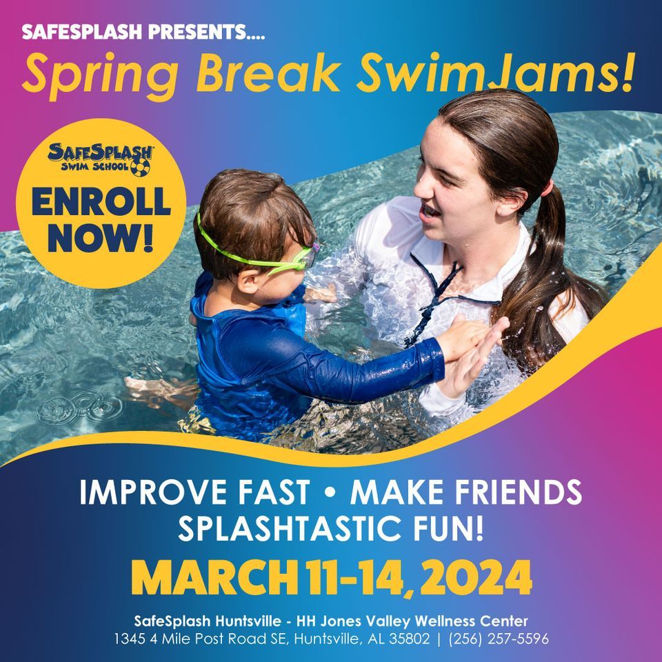 Spring Break Swim Jams, Huntsville Hospital Wellness Center, 11 March ...
