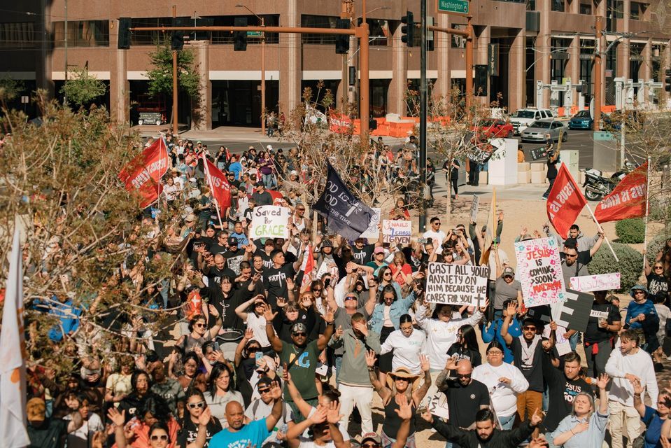 Dallas Jesus March, Pacific Plaza Park, Dallas, 29 April