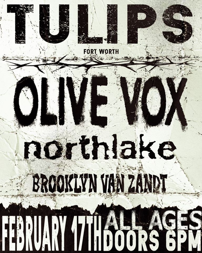 Olive Vox, northlake, Brooklyn Van Zandt | Tulips FTW, Tulips FTW, Fort ...
