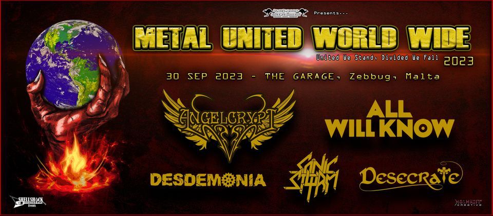 Metal United World Wide - Zebbug, Malta, The Garage, Zebbug, 30 ...