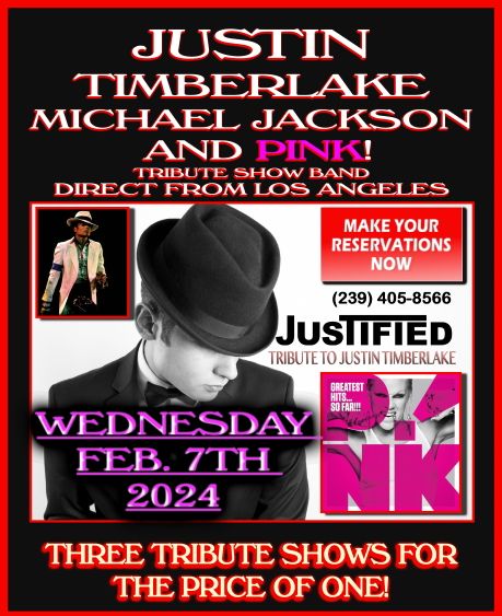 Justin Timerlake, Michael Jackson & PINK! Tribute Show Band, The Stage ...