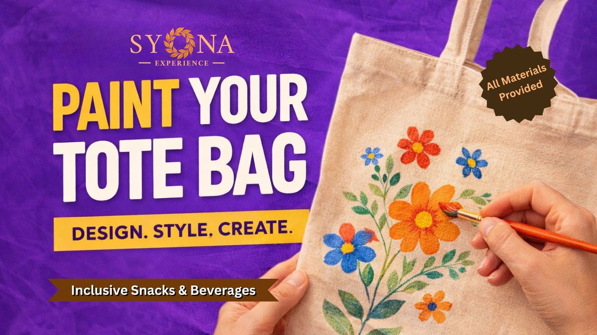 Paint Your Tote Bag, Syona Experience | Camac Street Area, Kolkata, 15 ...
