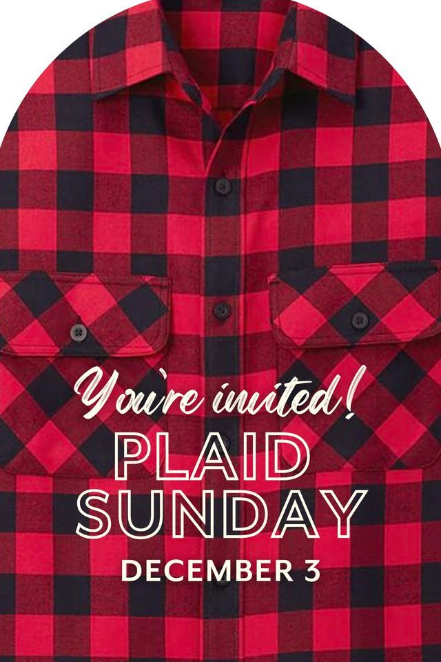 Plaid Sunday, Vermilion First Assembly of God, 3 December 2023 | AllEvents