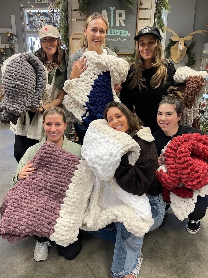 Chunky Knit Blanket Workshops, 31107 Rancho Viejo Road Suite B2 San ...