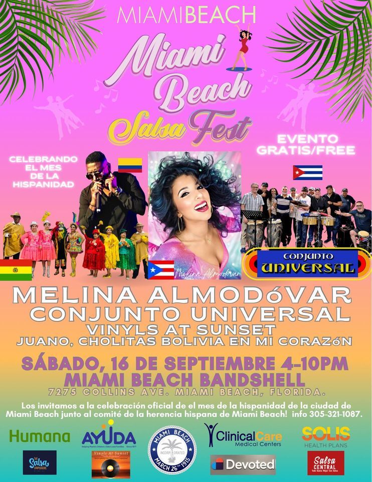 The Miami Beach Salsa Festival (free!), Miami Beach Bandshell, 16 ...
