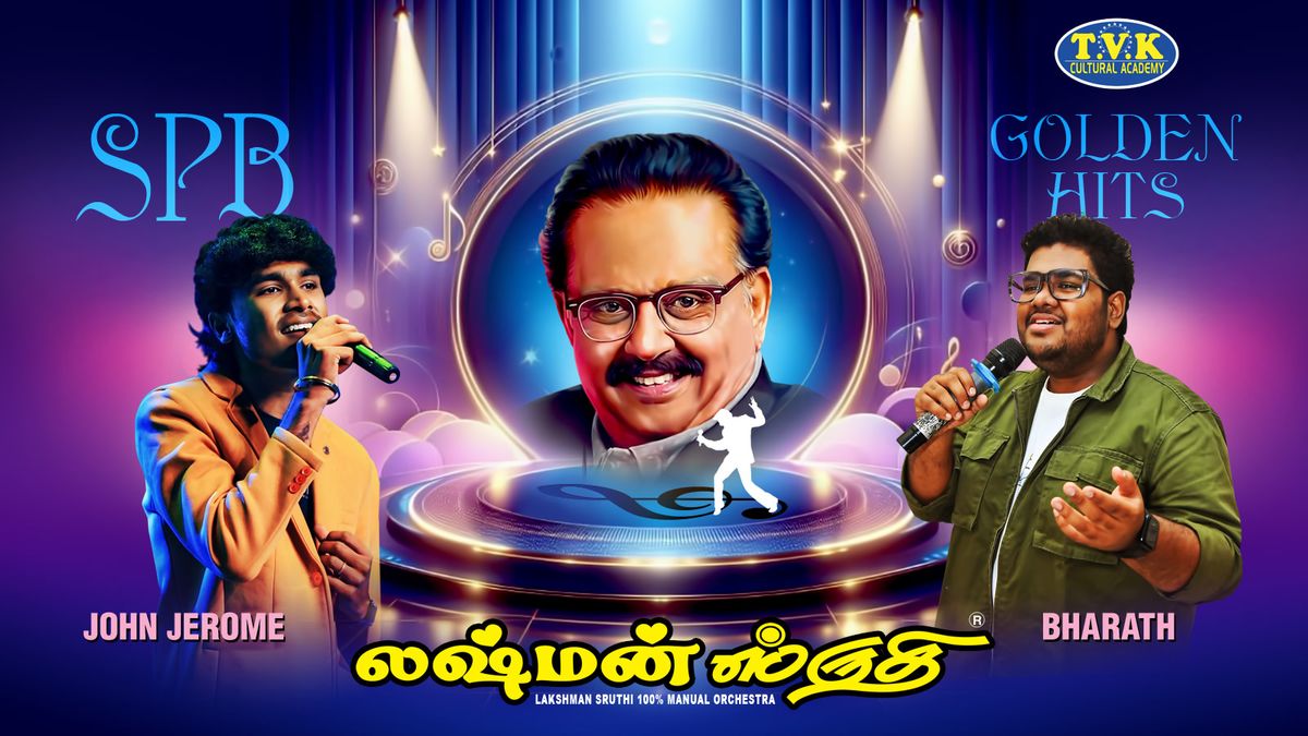 SPB Golden Hits, Vani Mahal, Chennai, 26 April 2025 | AllEvents