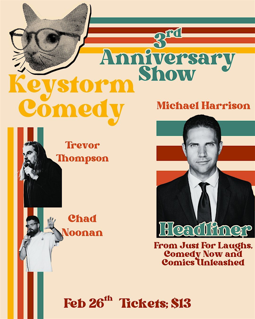 Keystorm Comedy 3rd Anniversary Show!, The Keystorm Pub, Brockville, 26 ...