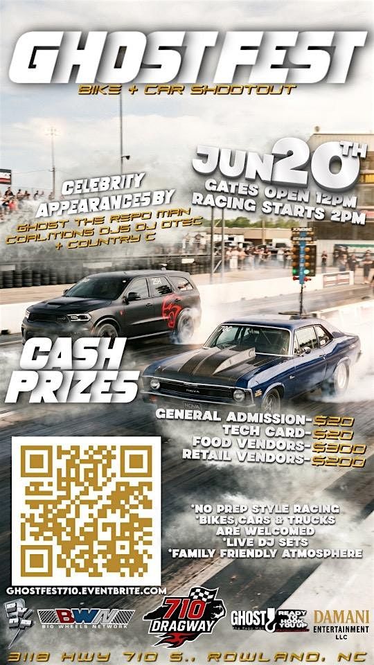 Ghost Fest at 710 Dragway – Bike & Car Shootout, 710 Dragway, Rowland ...