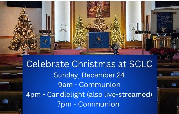 Celebrate Christmas at SCLC - with Communion, South Canyon Lutheran ...
