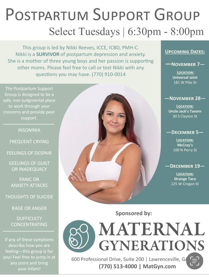 Women Support Group Flyer Template