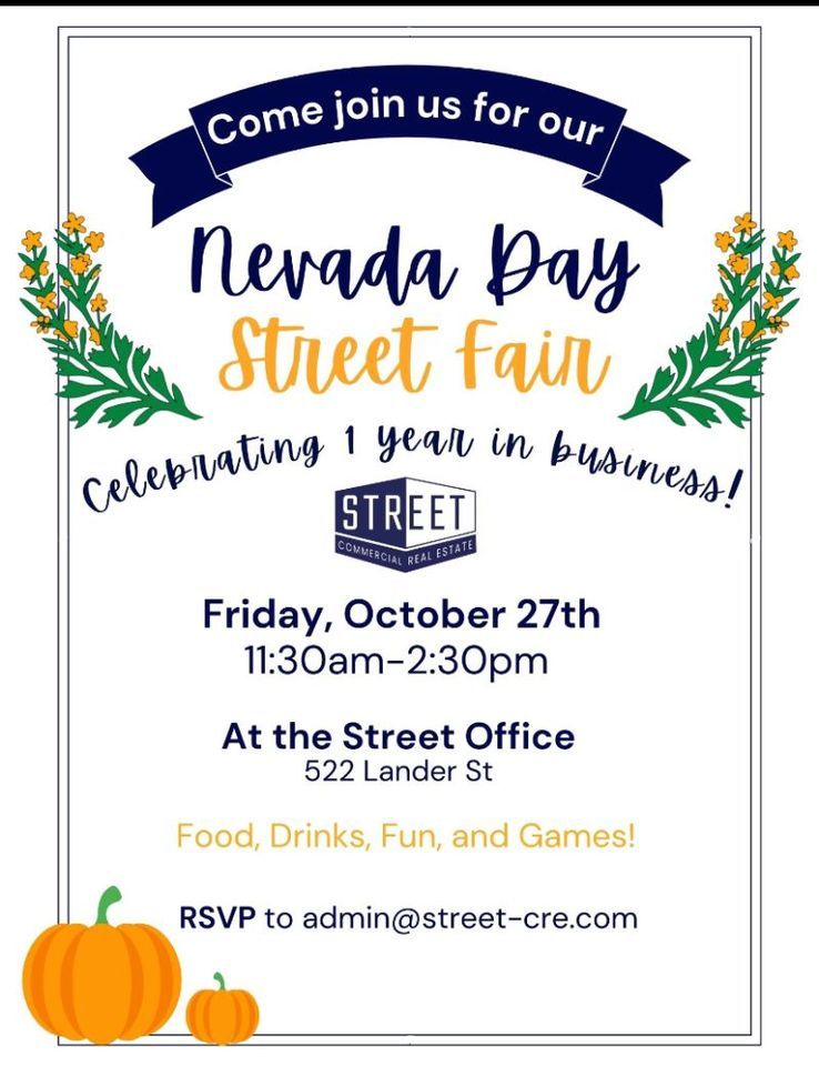 Nevada Day Street Fair - Celebrating Our 1 Year Anniversary! , 522 ...