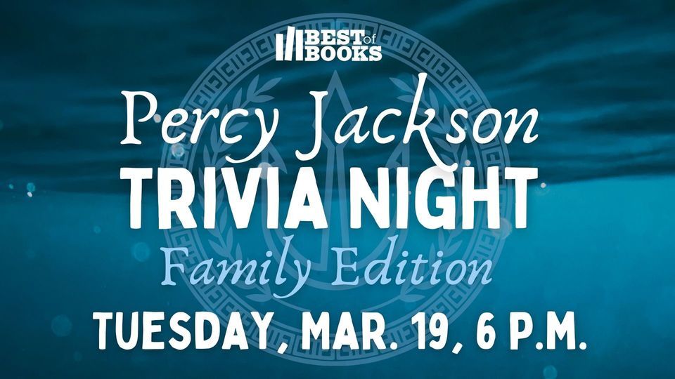 Percy Jackson Trivia Night- Family Edition, Best of Books, Edmond ...