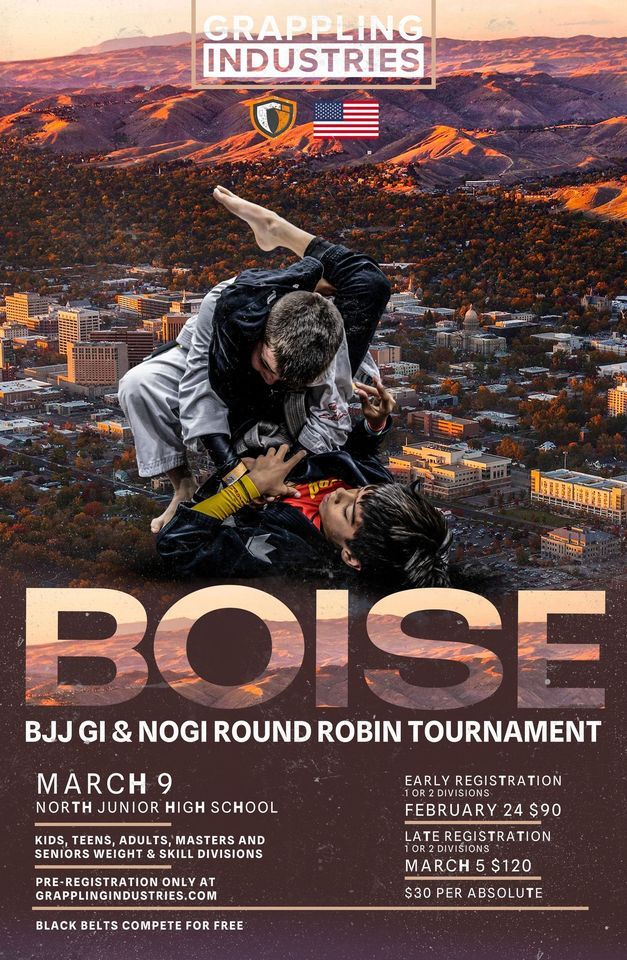 Grappling Industries Boise, North Junior High School 1105 N 13th St, Boise, ID 83702, March 9 ...