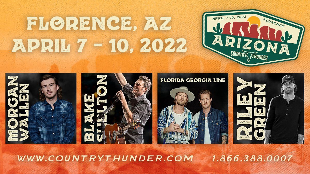 Country Thunder Arizona - Sunday, Florence, 12 April 2025 | AllEvents