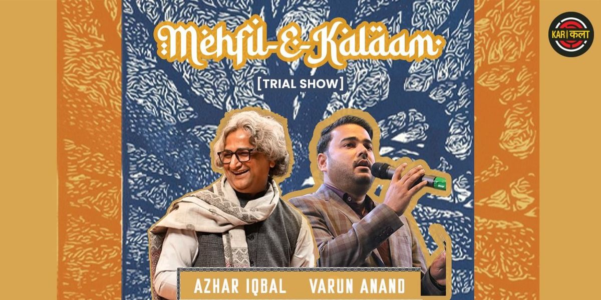 Mehfil-E-kalaam Ft. Azhar Iqbal & Varun Anand, The Laugh Store: Vegas ...