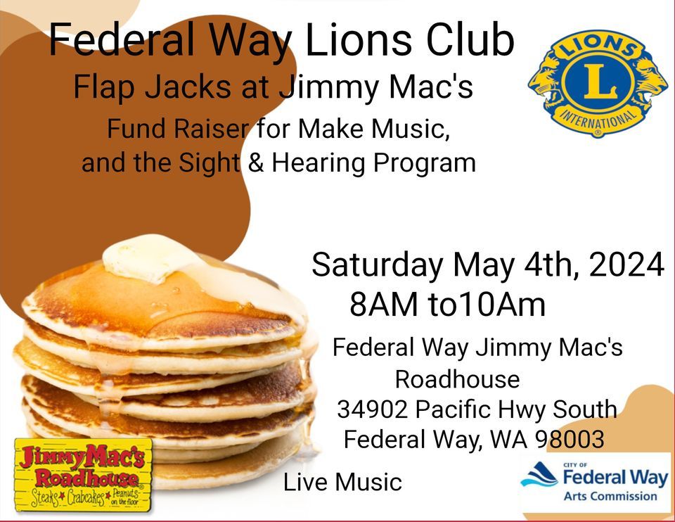 Flap Jacks at Jimmy Macs fund raiser for Make Music, Sight & Hearing ...