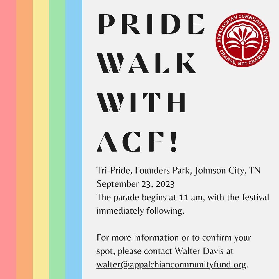 Pride Parade With ACF , Founders Park, Johnson City, September 23 2023 ...