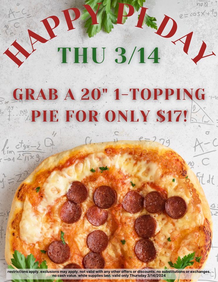 National Pi Day Celebration! , 121 Cibolo Commons, Cibolo, TX, 14 March ...