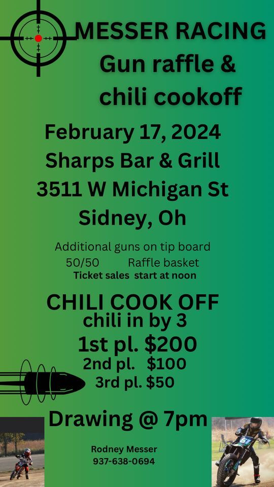 Gum raffle and Chilli cook-off, Sharp's Bar-N-Grill, Sidney, February ...